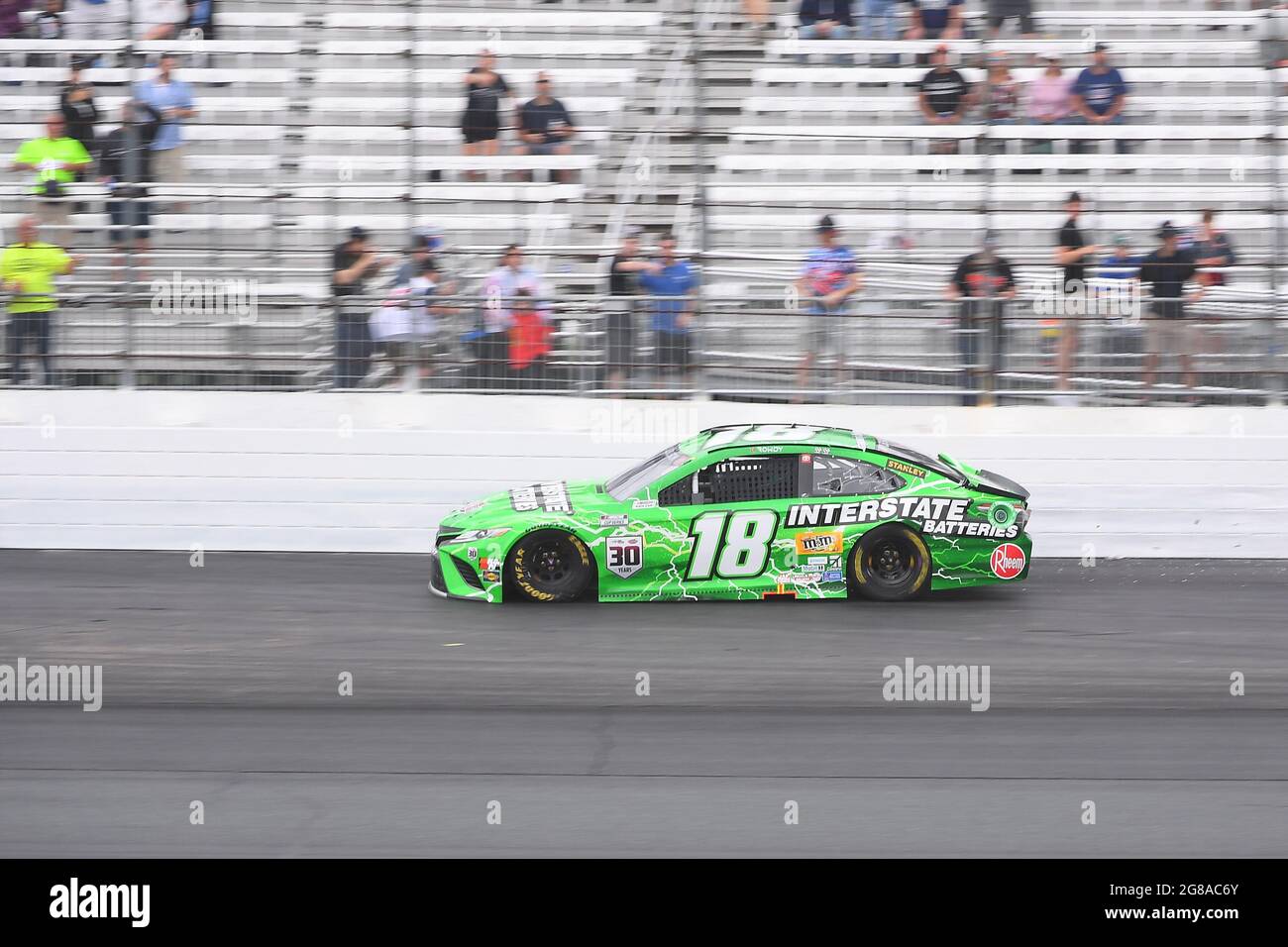 Loudon, New Hampshire, USA. 18th July, 2021. Kyle Busch, driver of the ...