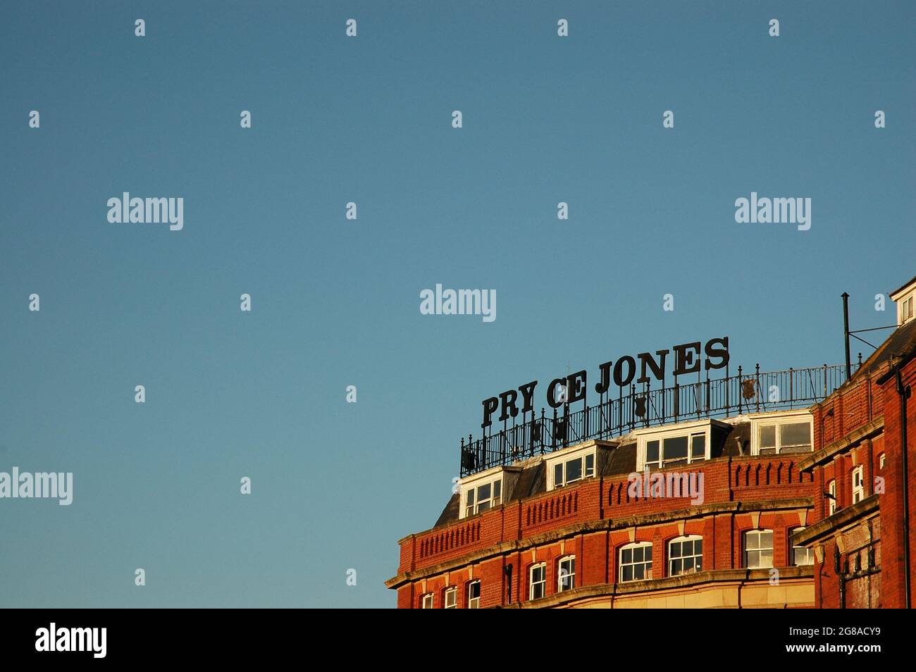 The Pryce Jones building in Newtown Powys Stock Photo - Alamy