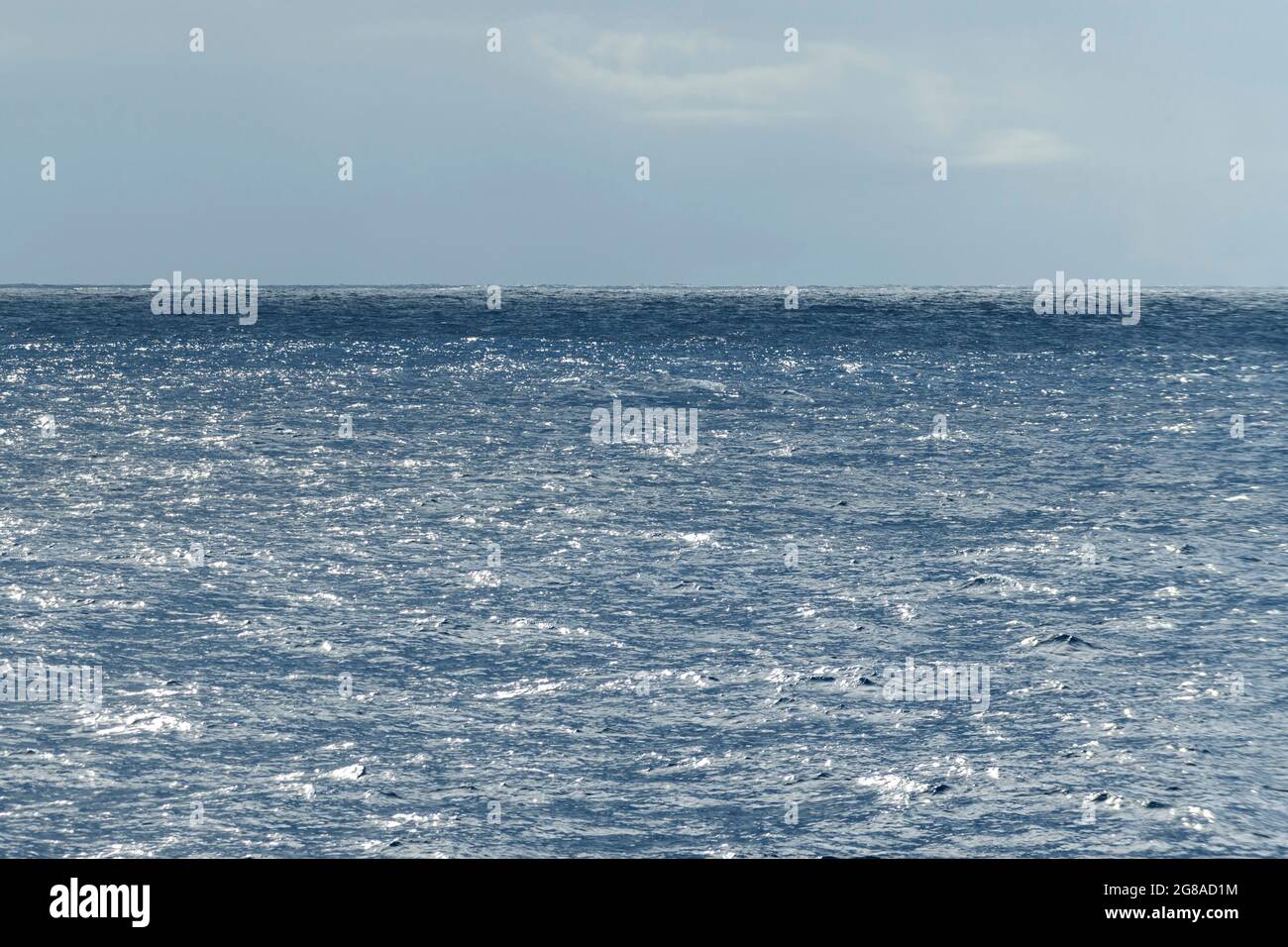 Seascape, blue sea. Calm weather. View from vessel Stock Photo - Alamy