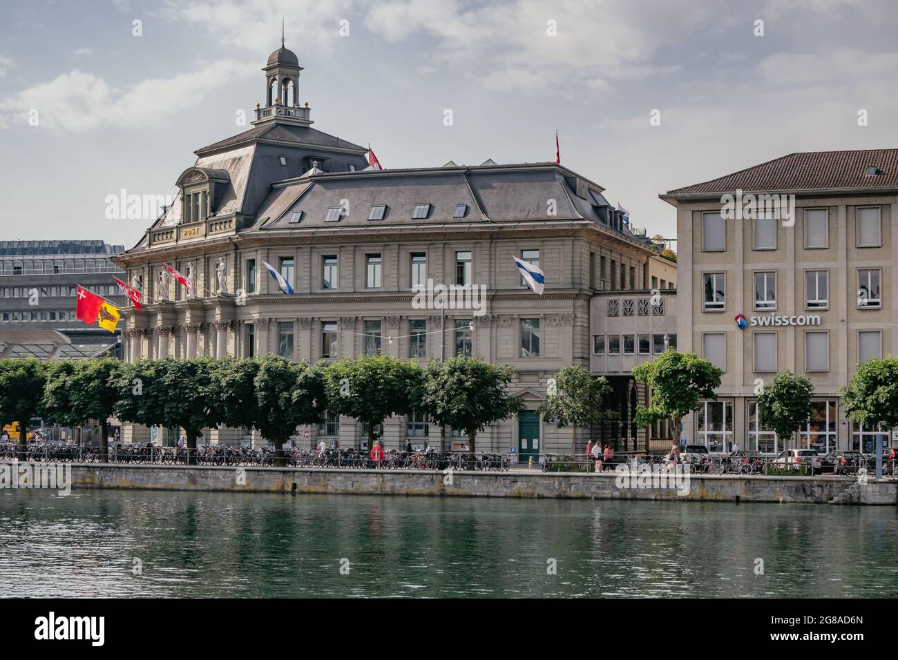 Beautiful historic city center view of Lucerne - Medieval Buildings in ...