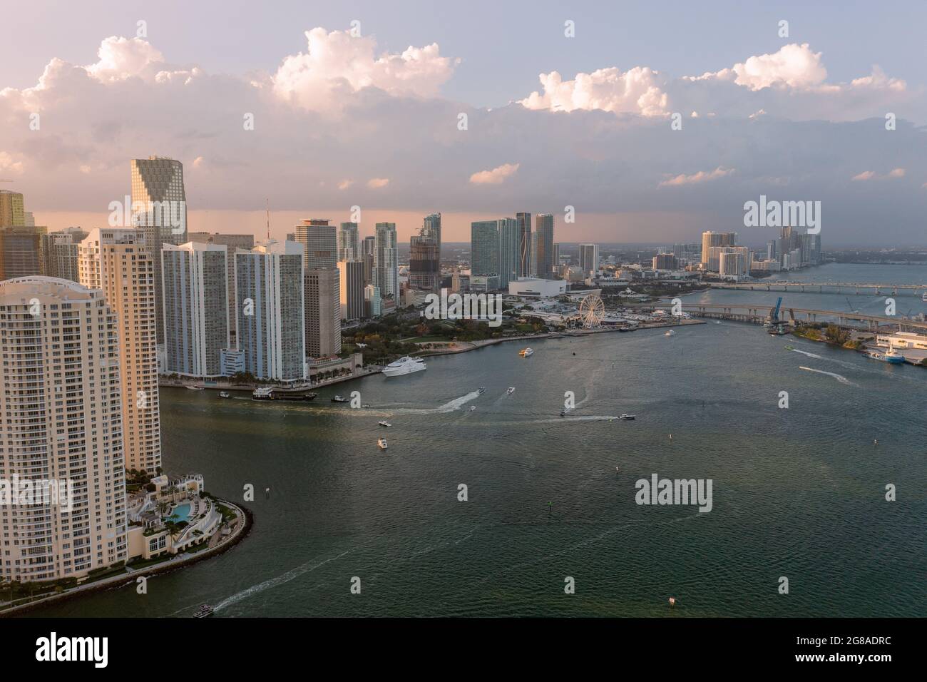 Miami drone footage hi-res stock photography and images - Alamy