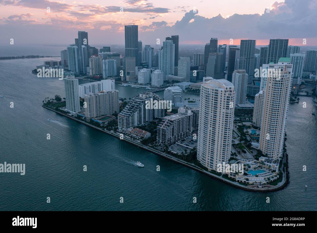 Miami drone footage hi-res stock photography and images - Alamy