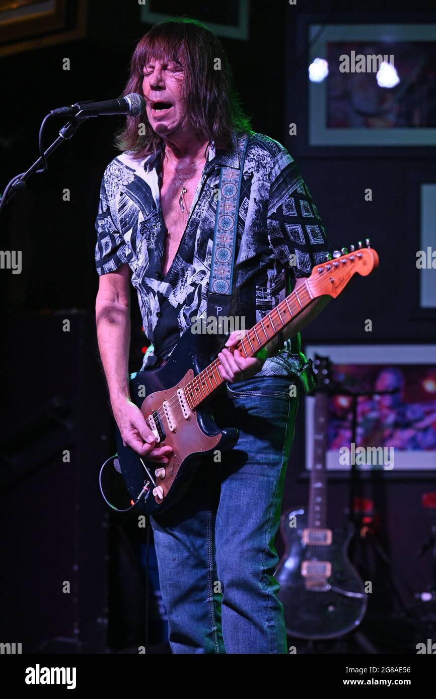 Boca Raton. 17th July, 2021. Pat Travers performs during the 10th ...