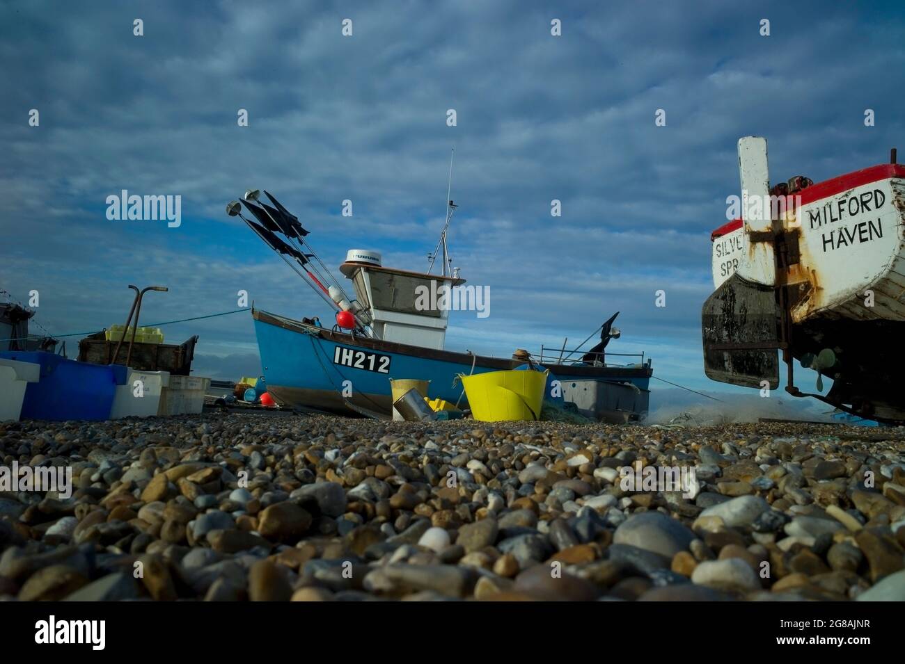 Fishing boa Norfolk England Stock Photo - Alamy