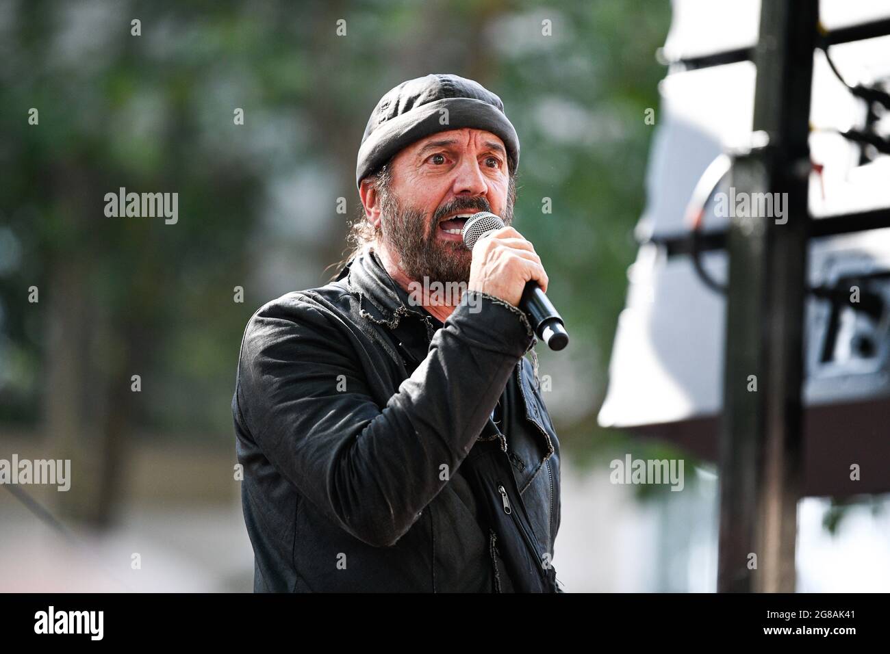 Paris, France. 17th July, 2021. Francis Lalanne, French-Uruguayan ...