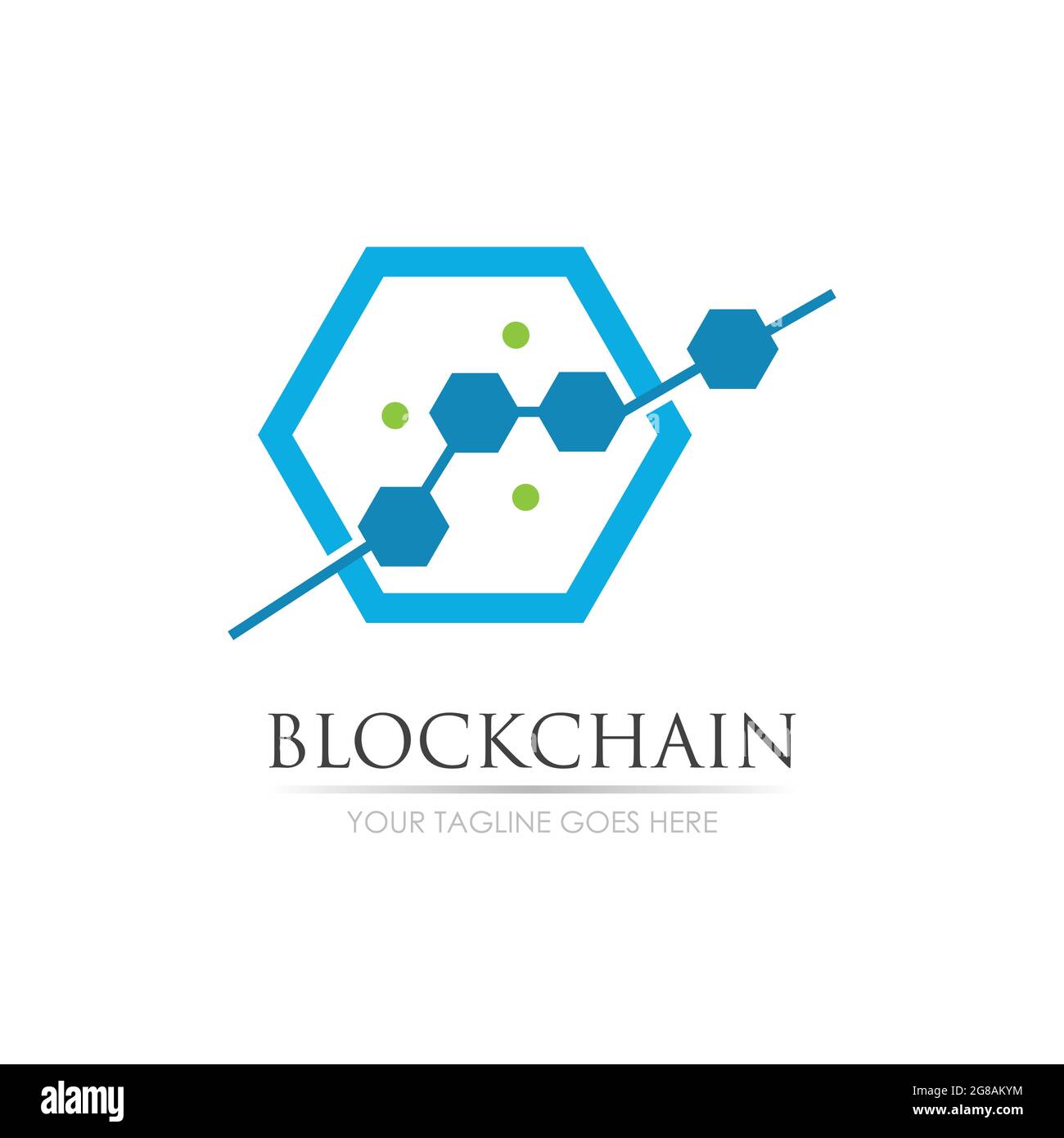 Block Chain Logo Technology Icon. Digital Vector Modern Symbol. Company ...