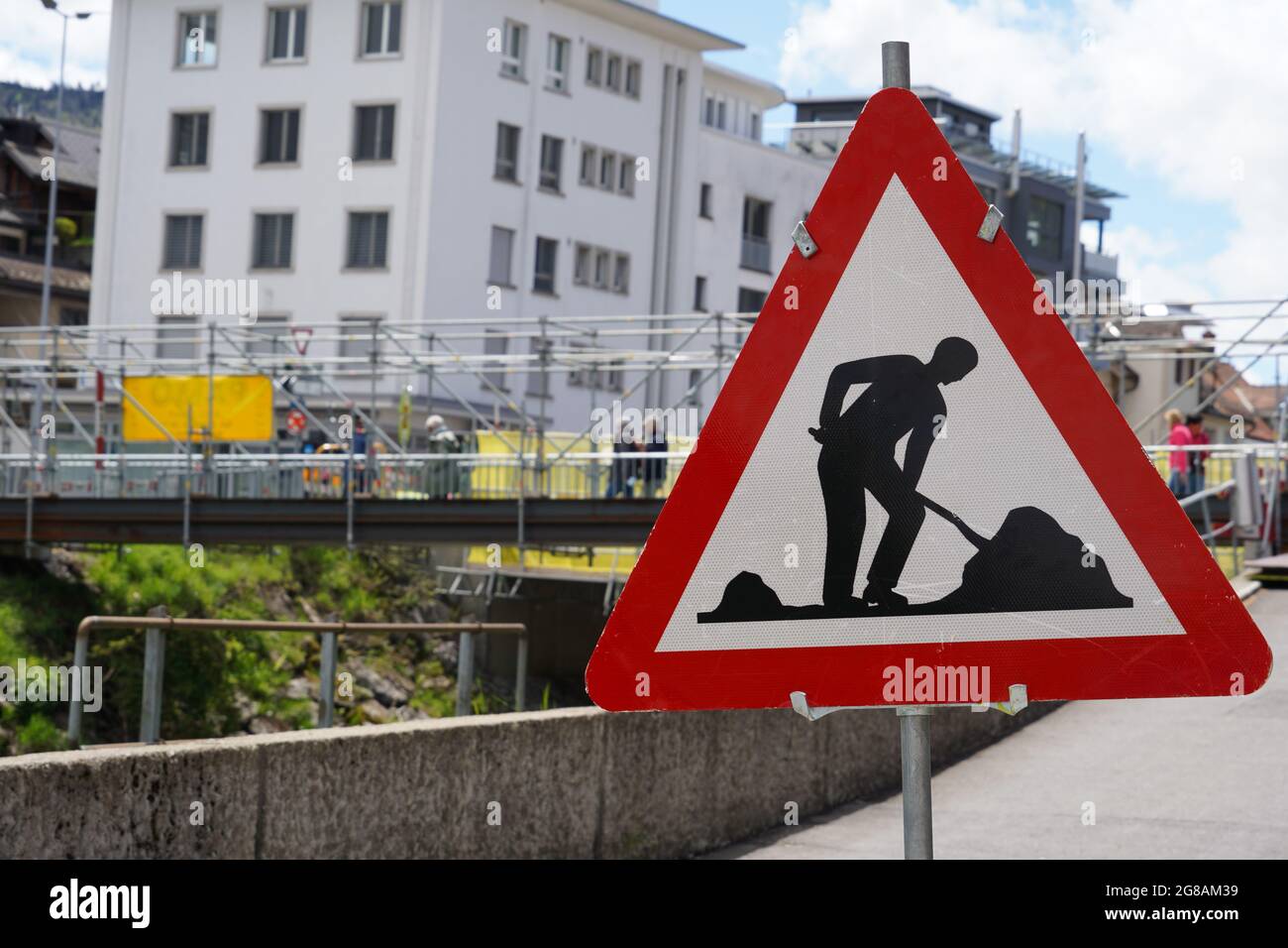 Work In Road Traffic Signs High Resolution Stock Photography and Images ...