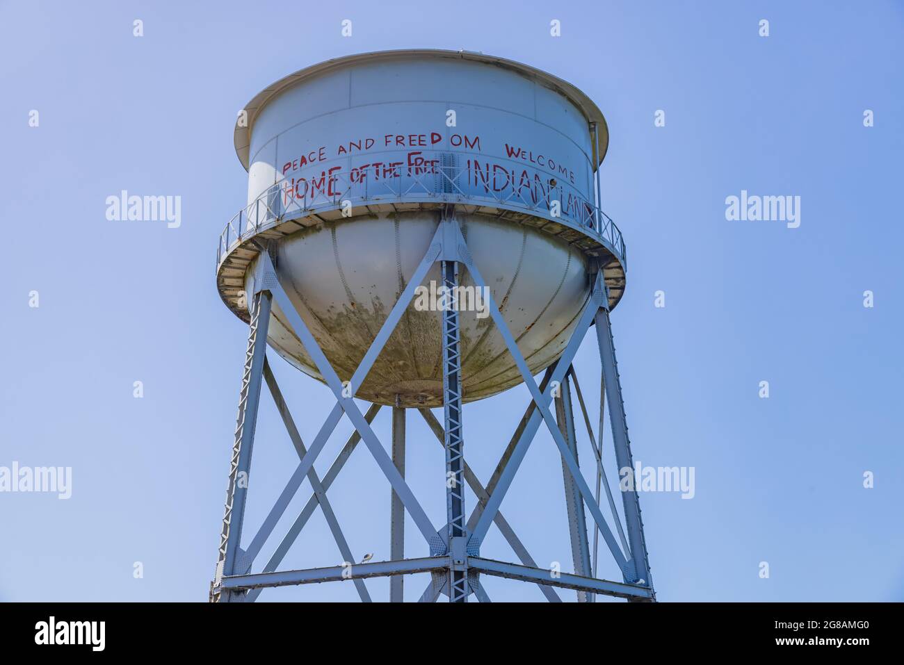 Alcatraz island water tower hi-res stock photography and images - Alamy