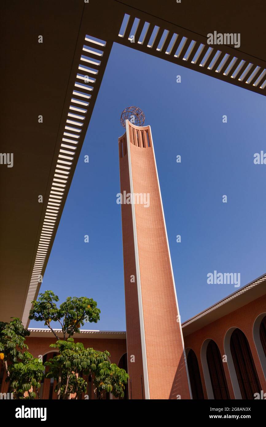 Tower on the campus of the University of Southern California Stock ...