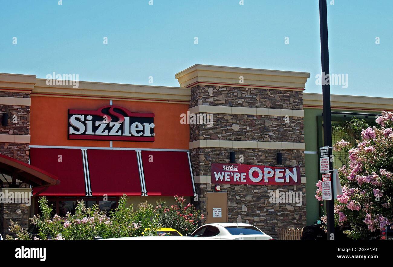 Sizzler restaurant steak hi-res stock photography and images - Alamy