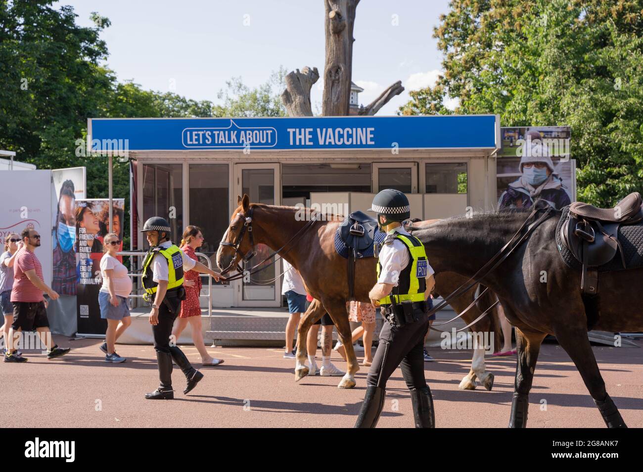 "let's talk about vaccination" at London greenwich Park, walk-in , pop ...