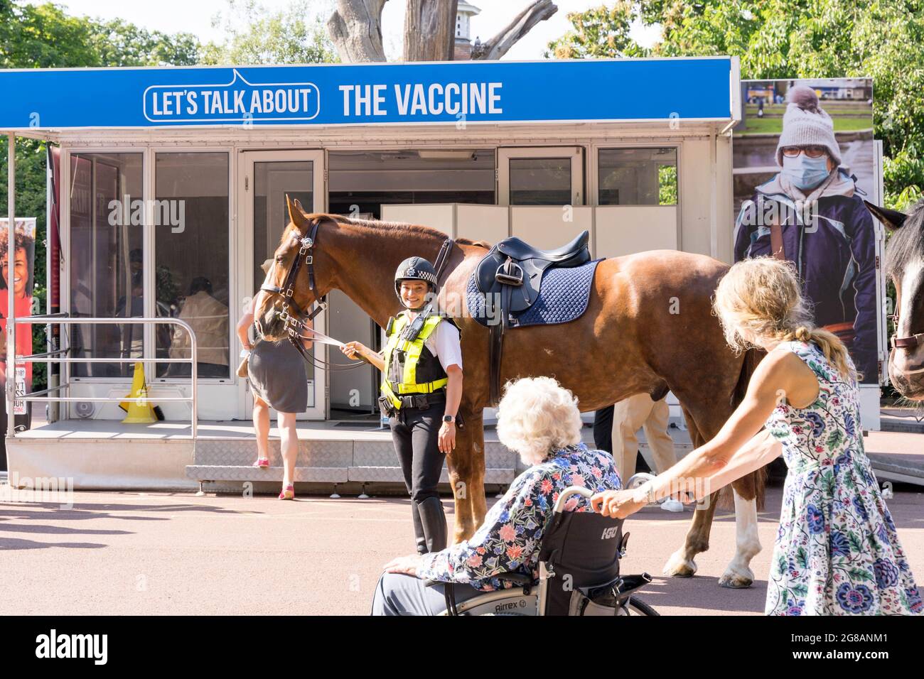 "let's talk about vaccination" at London greenwich Park, walk-in , pop ...
