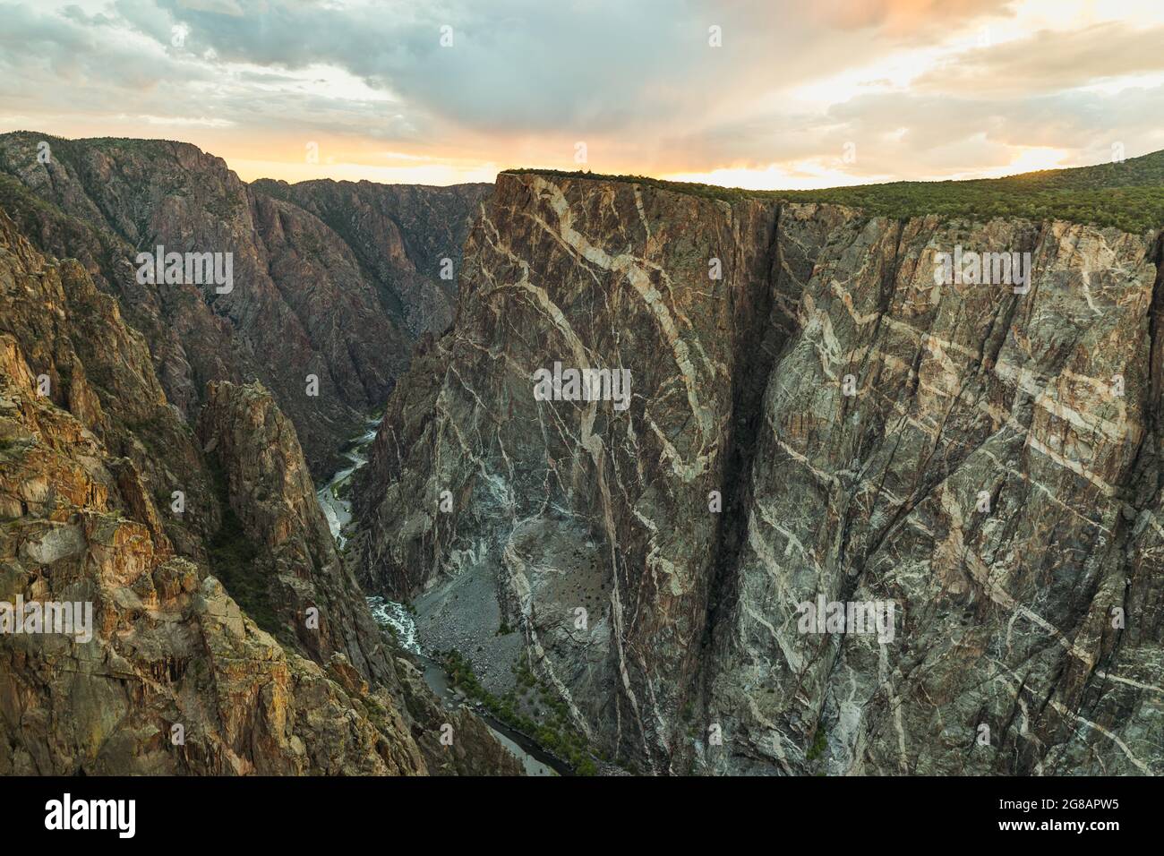 The Black Canyon of the Gunnison National Park, Colorado Stock Photo ...