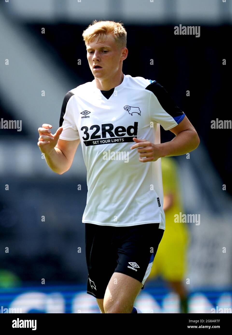 Derby County's Max Bardell during the pre-season friendly match at ...