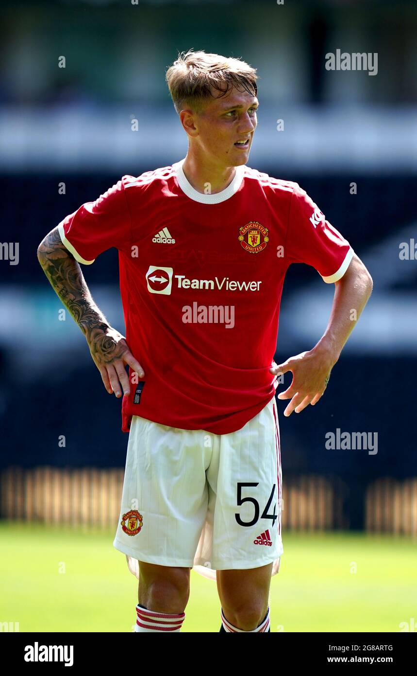 Manchester United's Ethan Galbraith during the pre-season friendly ...