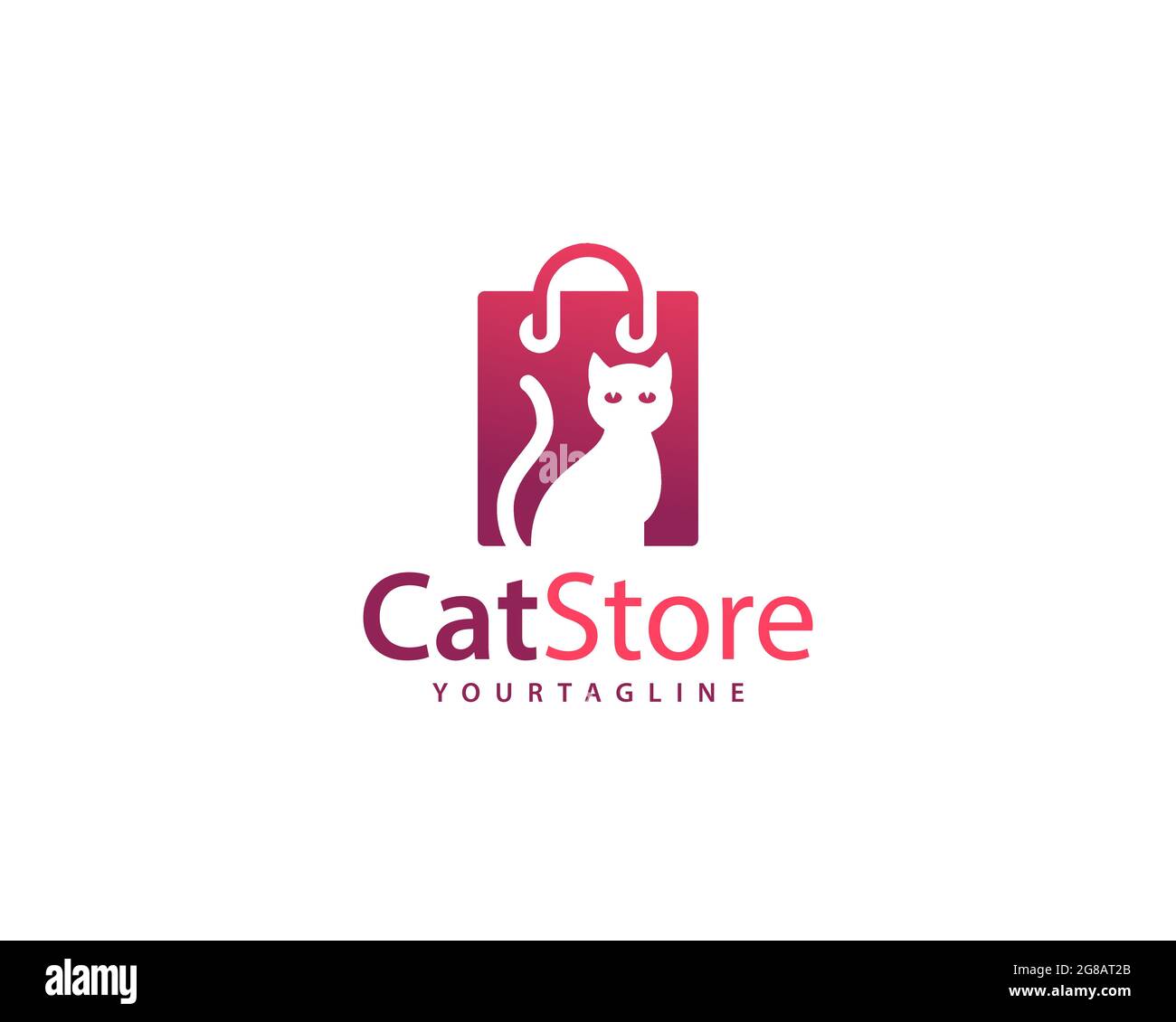 CatStore brand for cats store and pets logo , can be used for cat and ...