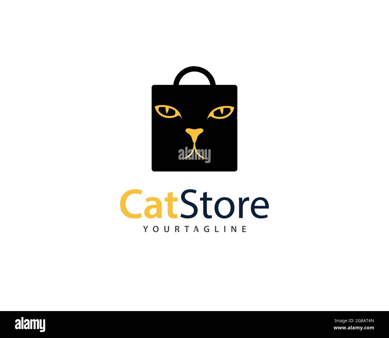 CatStore brand for cats store and pets logo , can be used for cat and ...