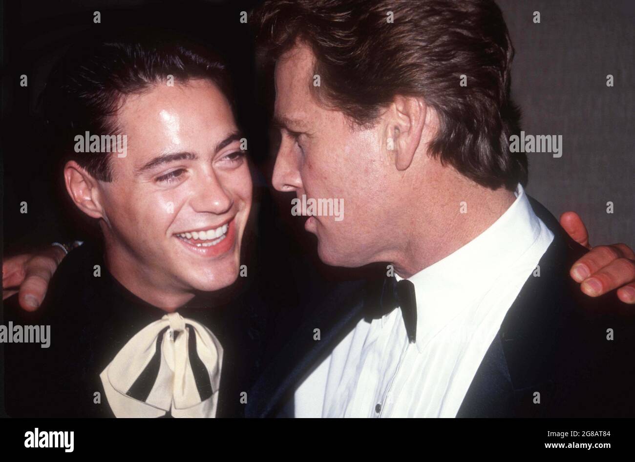 Robert DowneyJr. Ryan ONeil 1989 Photo by Adam Scull/PHOTOlink Stock ...
