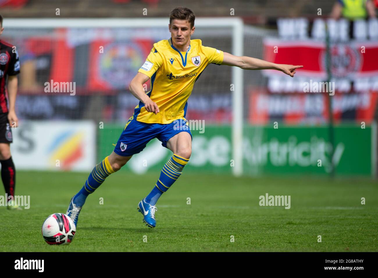 Dublin, Ireland. 18th July, 2021. Patrick Kirk of Longford during the ...