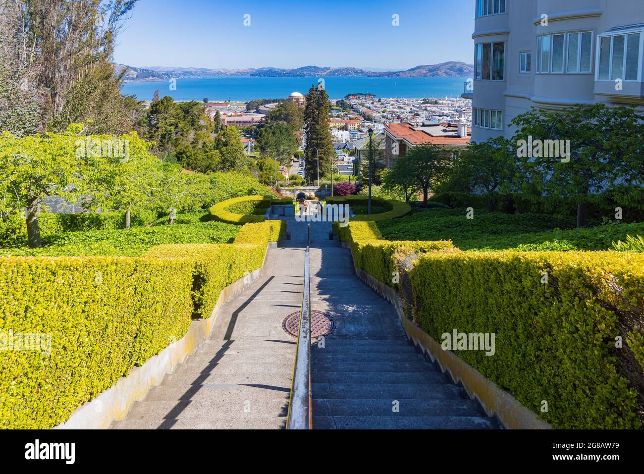 Lyon street steps san francisco hi-res stock photography and images - Alamy