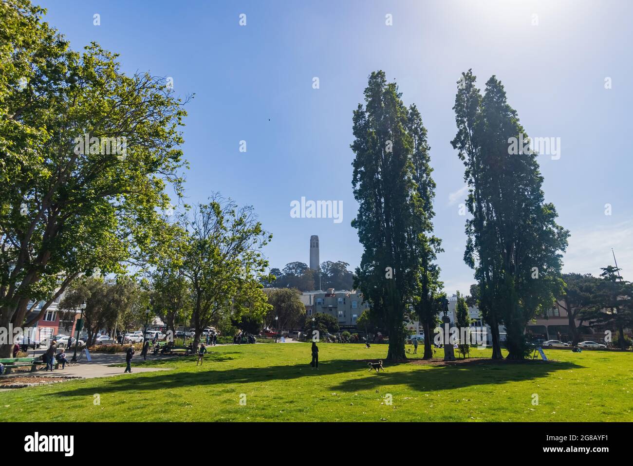 Park washington square san francisco hi-res stock photography and ...