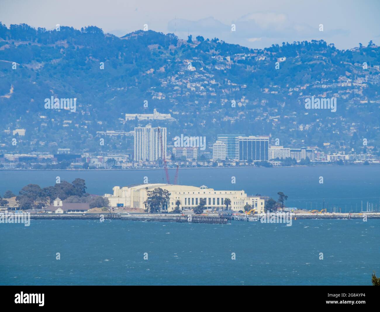 High angle view of the Treasure island at California Stock Photo - Alamy