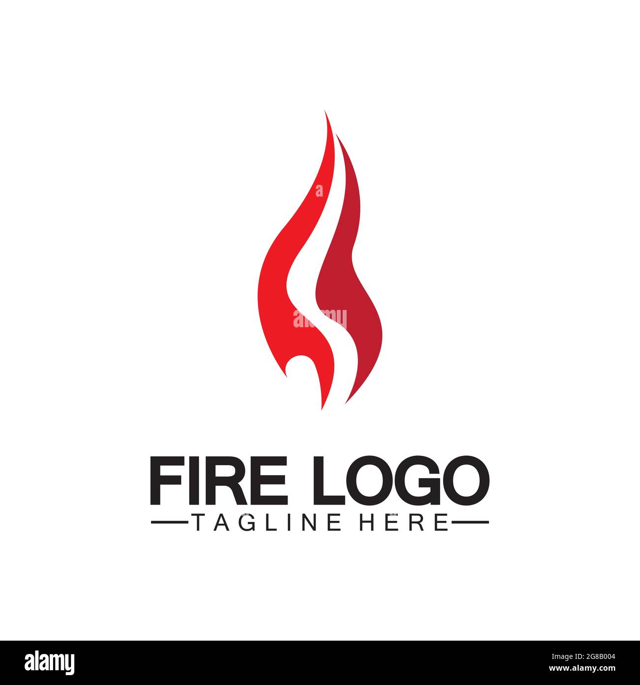 Fire Flame Logo design vector template Stock Vector Image & Art - Alamy