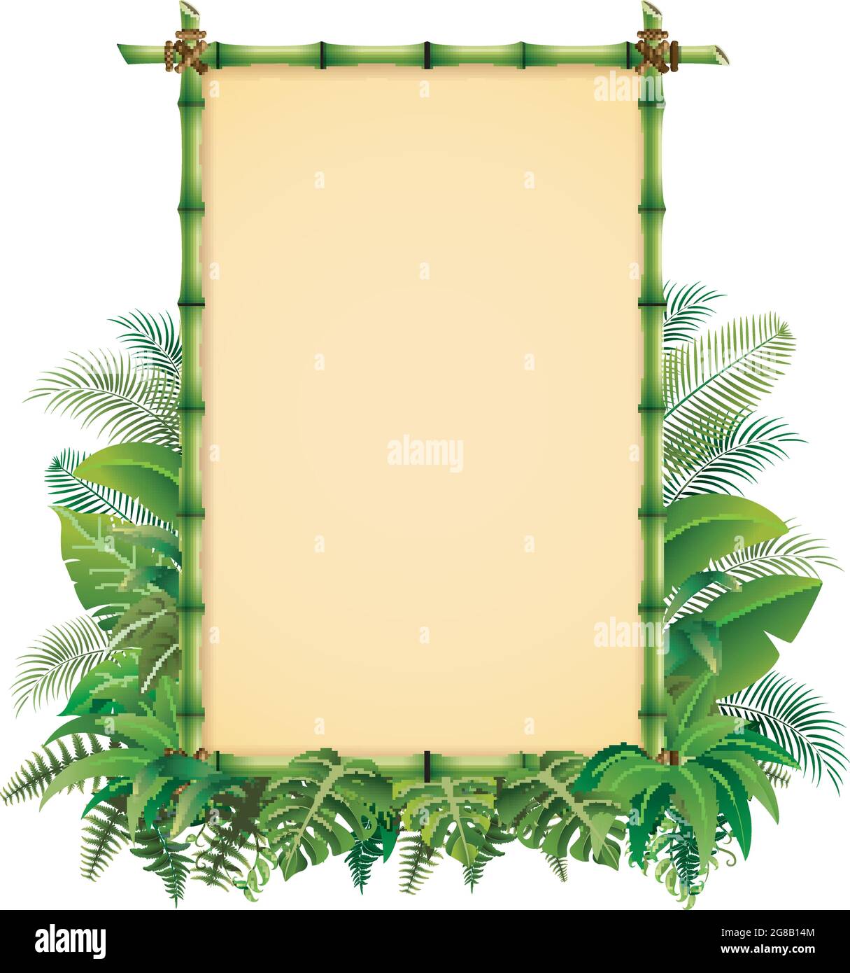Jungle green sheet Stock Vector Images - Alamy