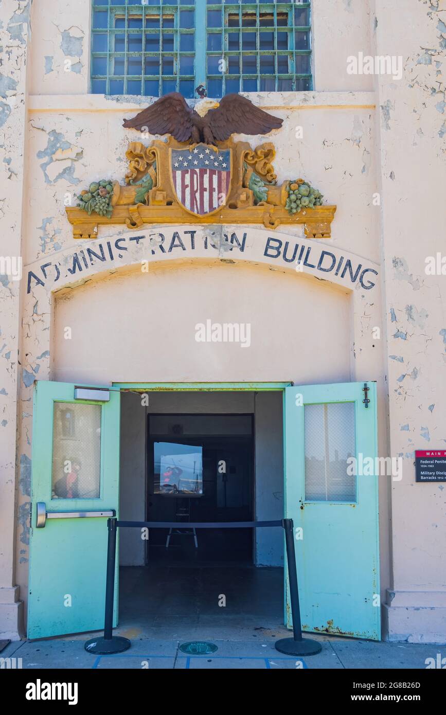Alcatraz main cell house hi-res stock photography and images - Alamy