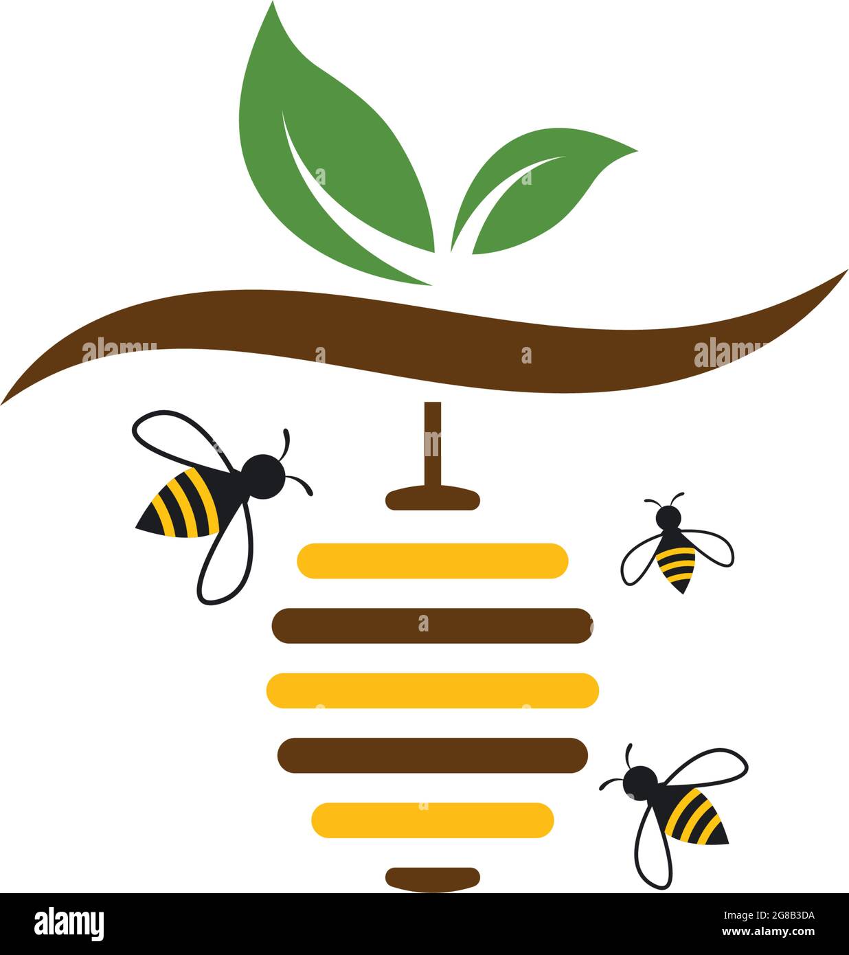 Honey Bee Nest Vector