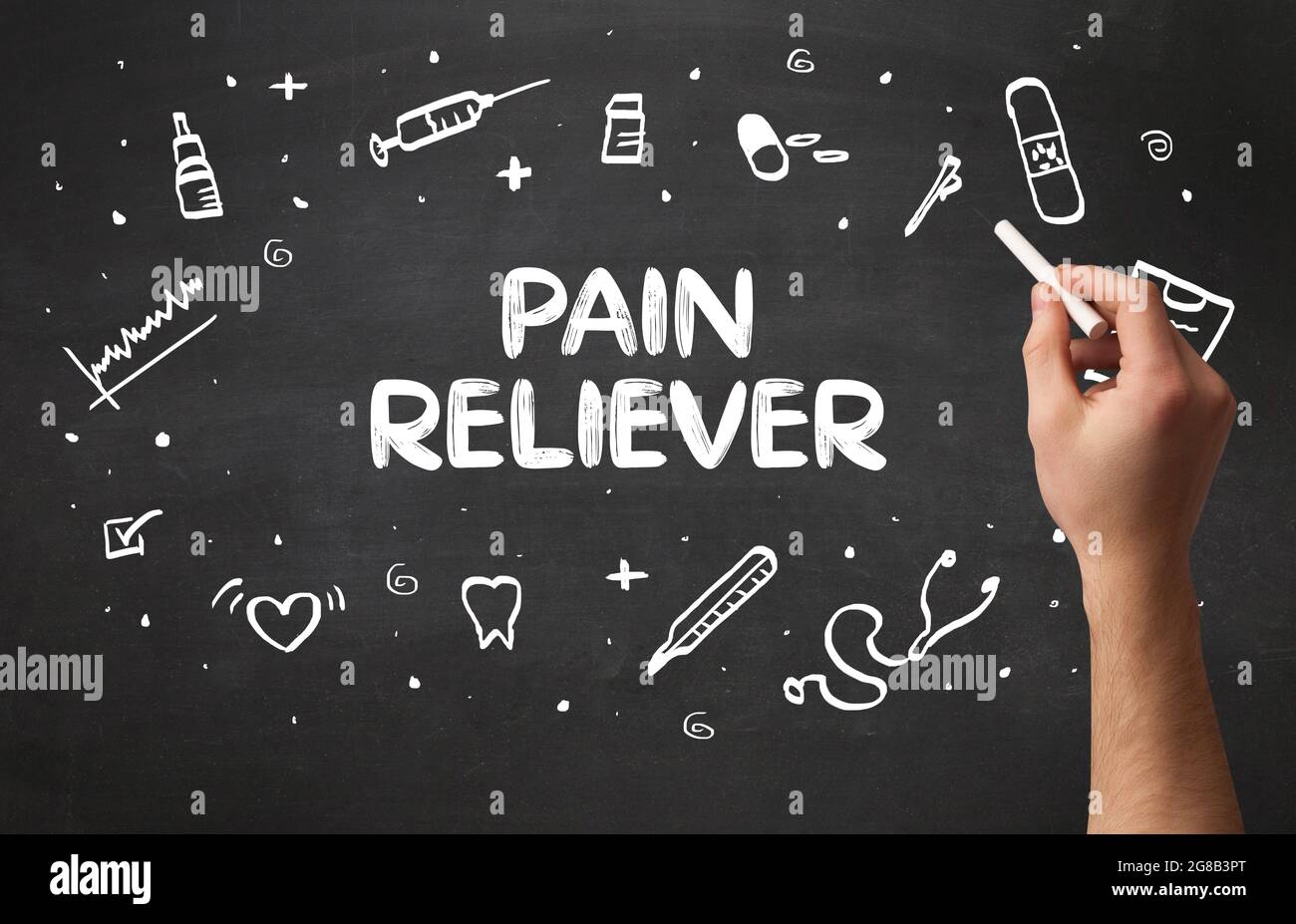 Hand drawing medical concept concept Stock Photo - Alamy