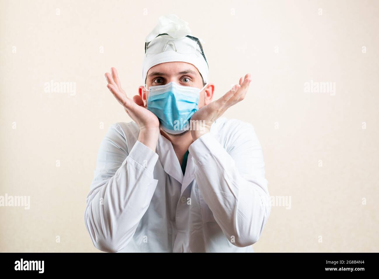 Angry patient man hospital hi-res stock photography and images - Alamy