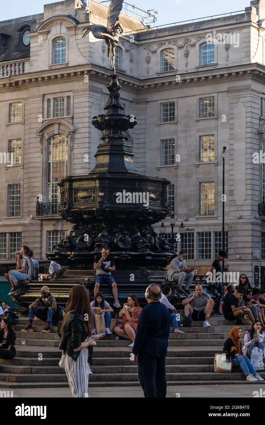 London Streets Leicester Square Stock Photo - Alamy