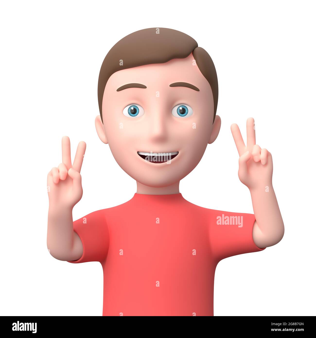 V cartoon hi-res stock photography and images - Alamy