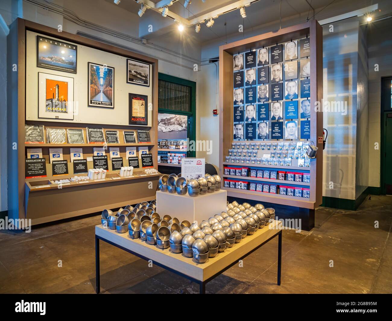 Alcatraz Main Cell House High Resolution Stock Photography and Images ...