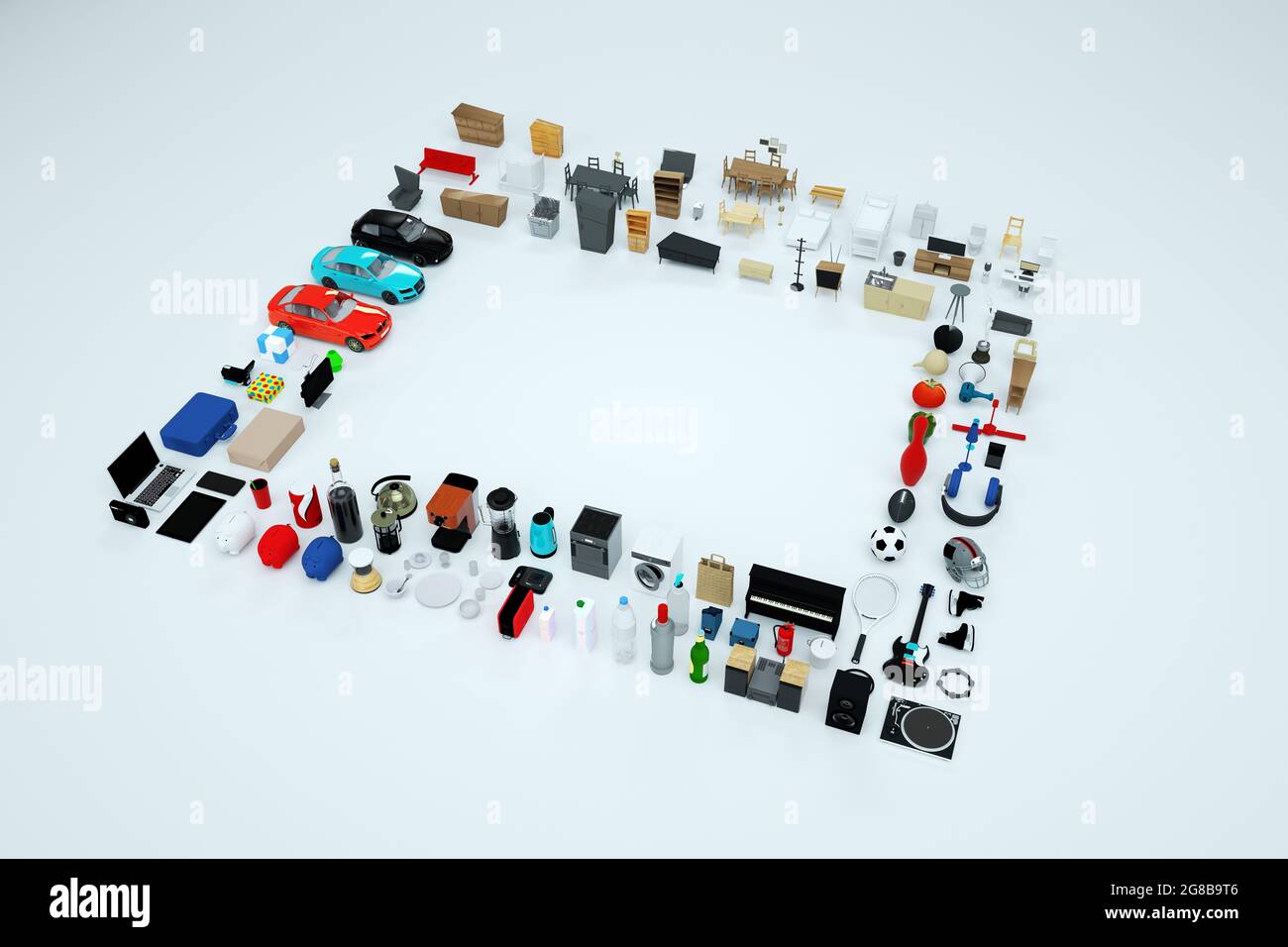 3D graphics, lots of 3D models of household appliances and furniture ...