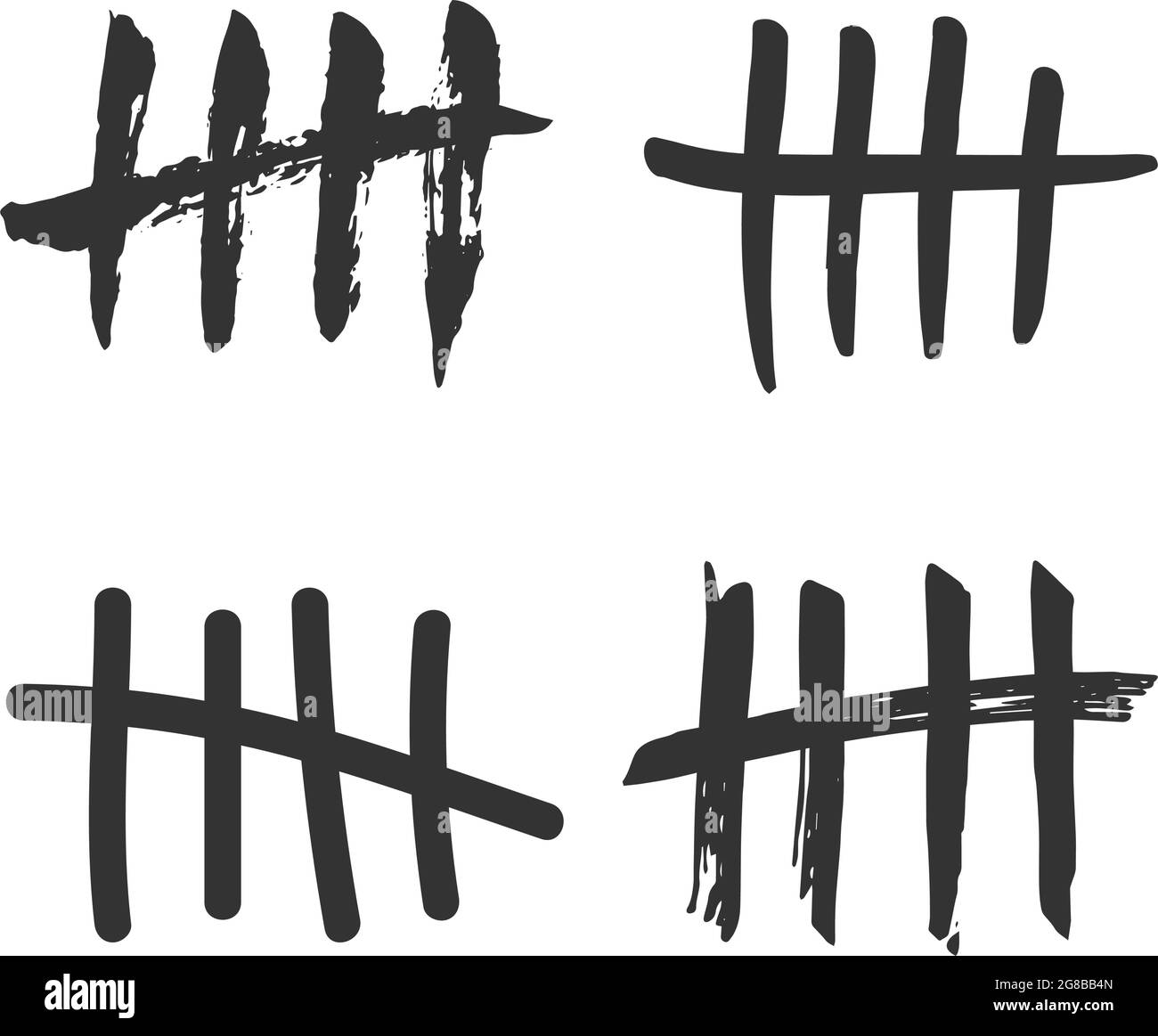 Tally Marks Clipart Tally Marks Drawn By Hand. Isolated Sketch Icon,
