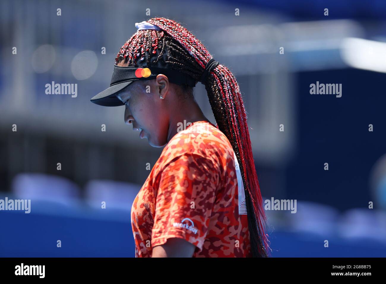 Tokyo, Japan. 19th July, 2021. Naomi Osaka (JPN) Tennis : Women's ...