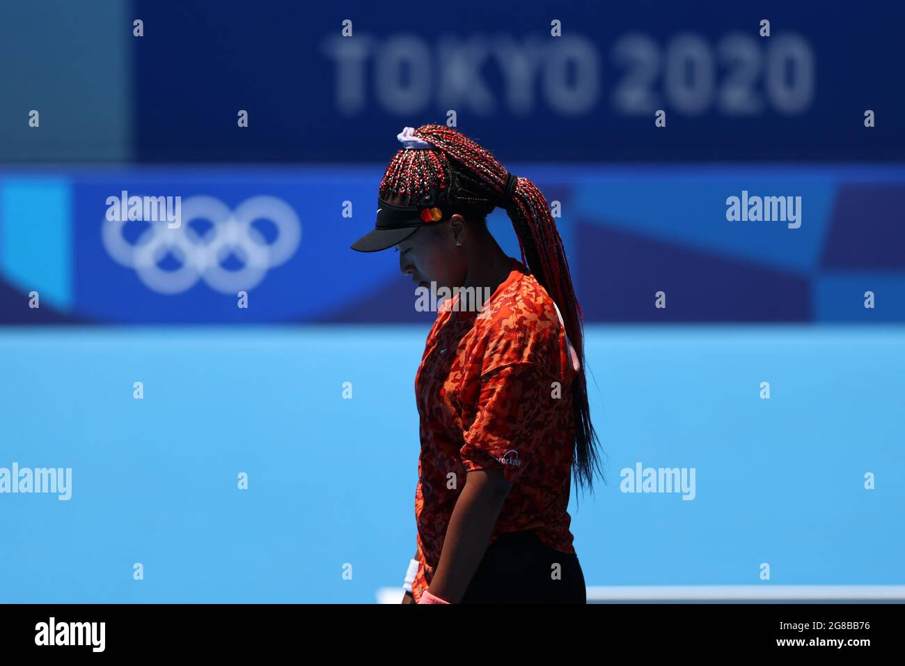 Tokyo, Japan. 19th July, 2021. Naomi Osaka (JPN) Tennis : Women's ...