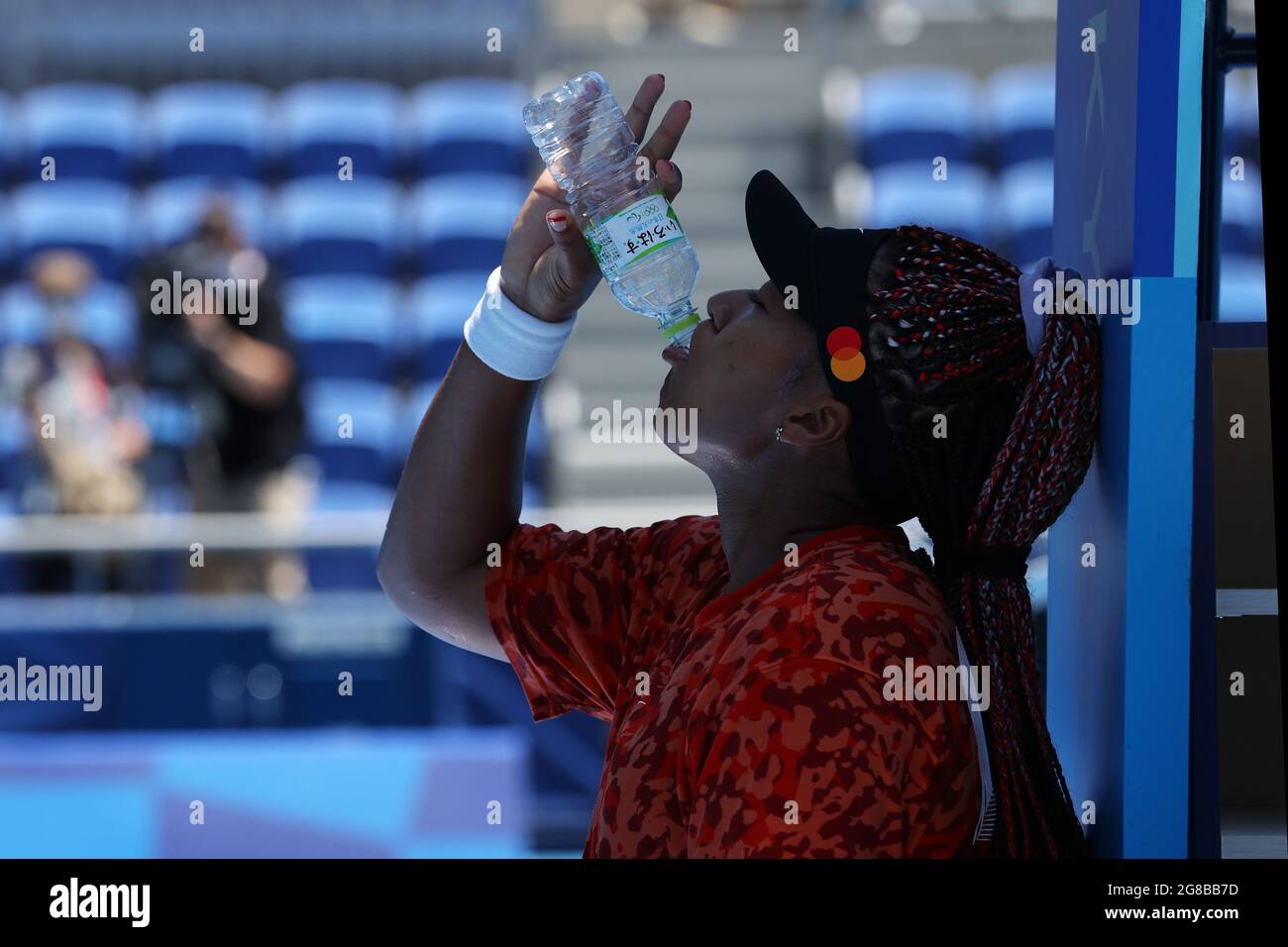 Tokyo, Japan. 19th July, 2021. Naomi Osaka (JPN) Tennis : Women's ...