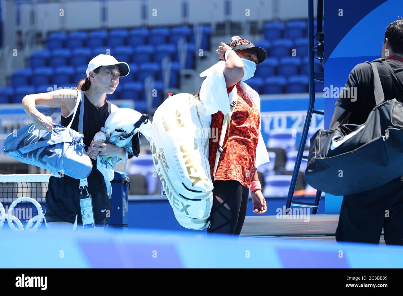 Tokyo, Japan. 19th July, 2021. Naomi Osaka (JPN) Tennis : Women's ...