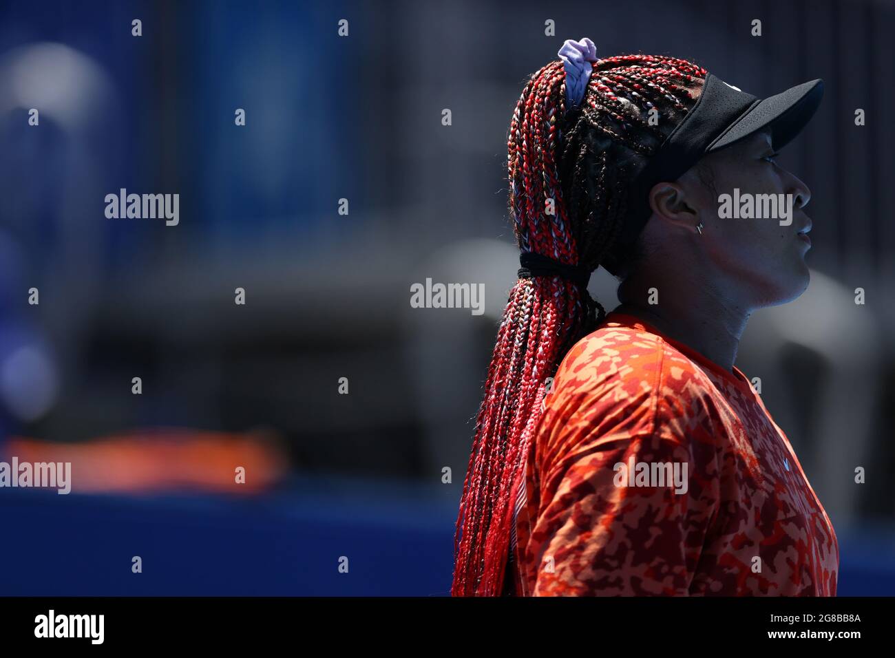 Tokyo, Japan. 19th July, 2021. Naomi Osaka (JPN) Tennis : Women's ...