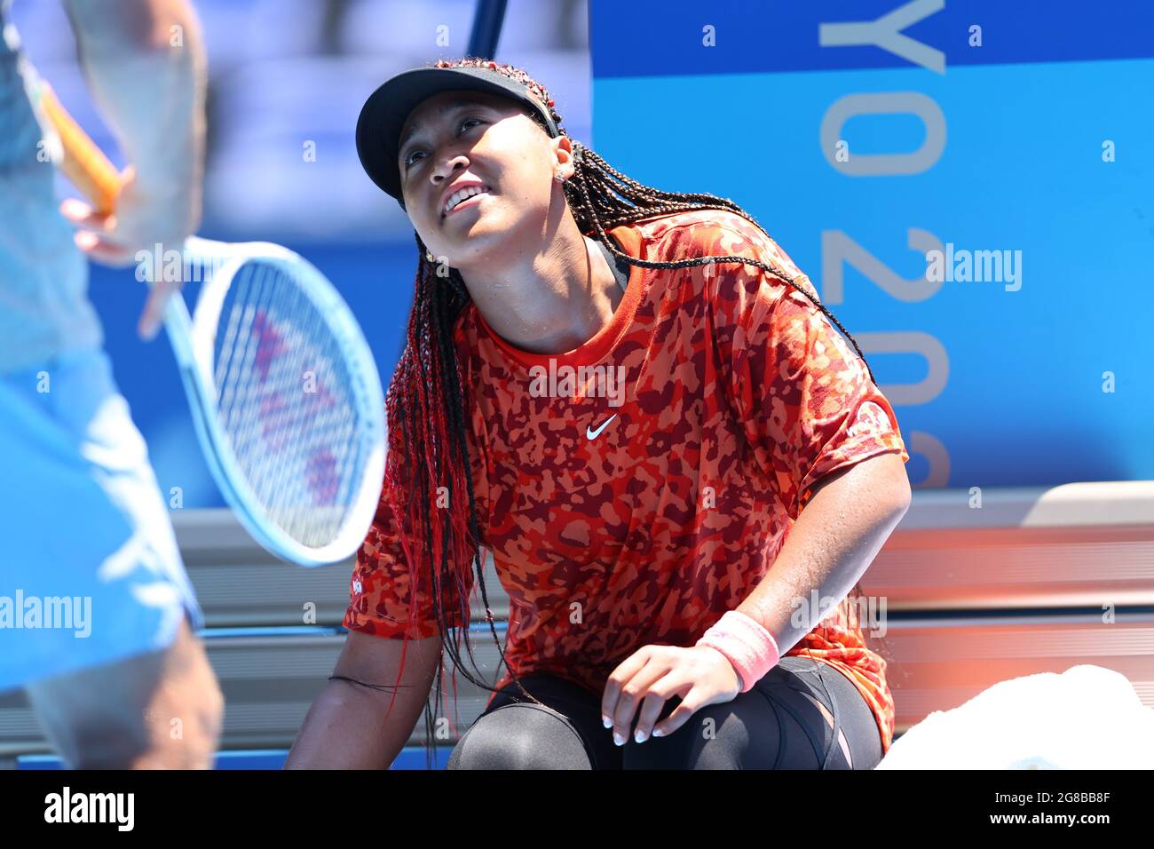 Tokyo, Japan. 19th July, 2021. Naomi Osaka (JPN) Tennis : Women's ...