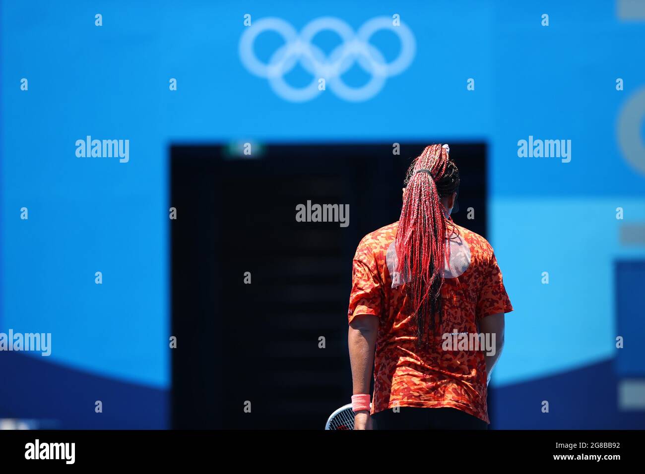 Tokyo, Japan. 19th July, 2021. Naomi Osaka (JPN) Tennis : Women's ...