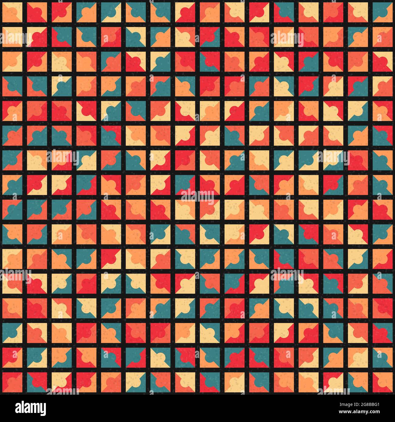 Abstract Geometrical generative computational art illustration Stock ...