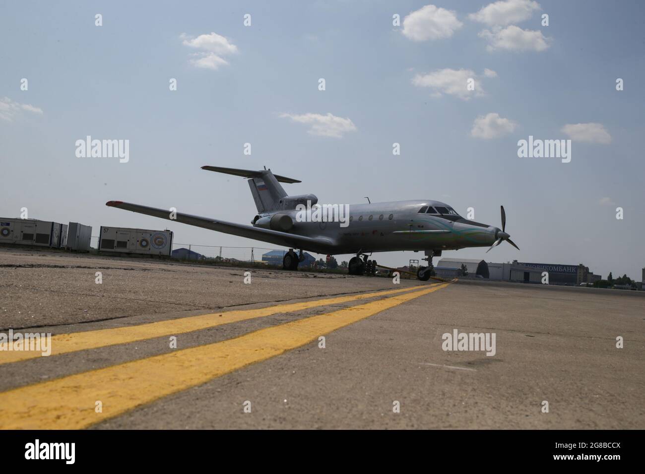An electric-powered flying lab based on Yakovlev Yak-40 aircraft ...