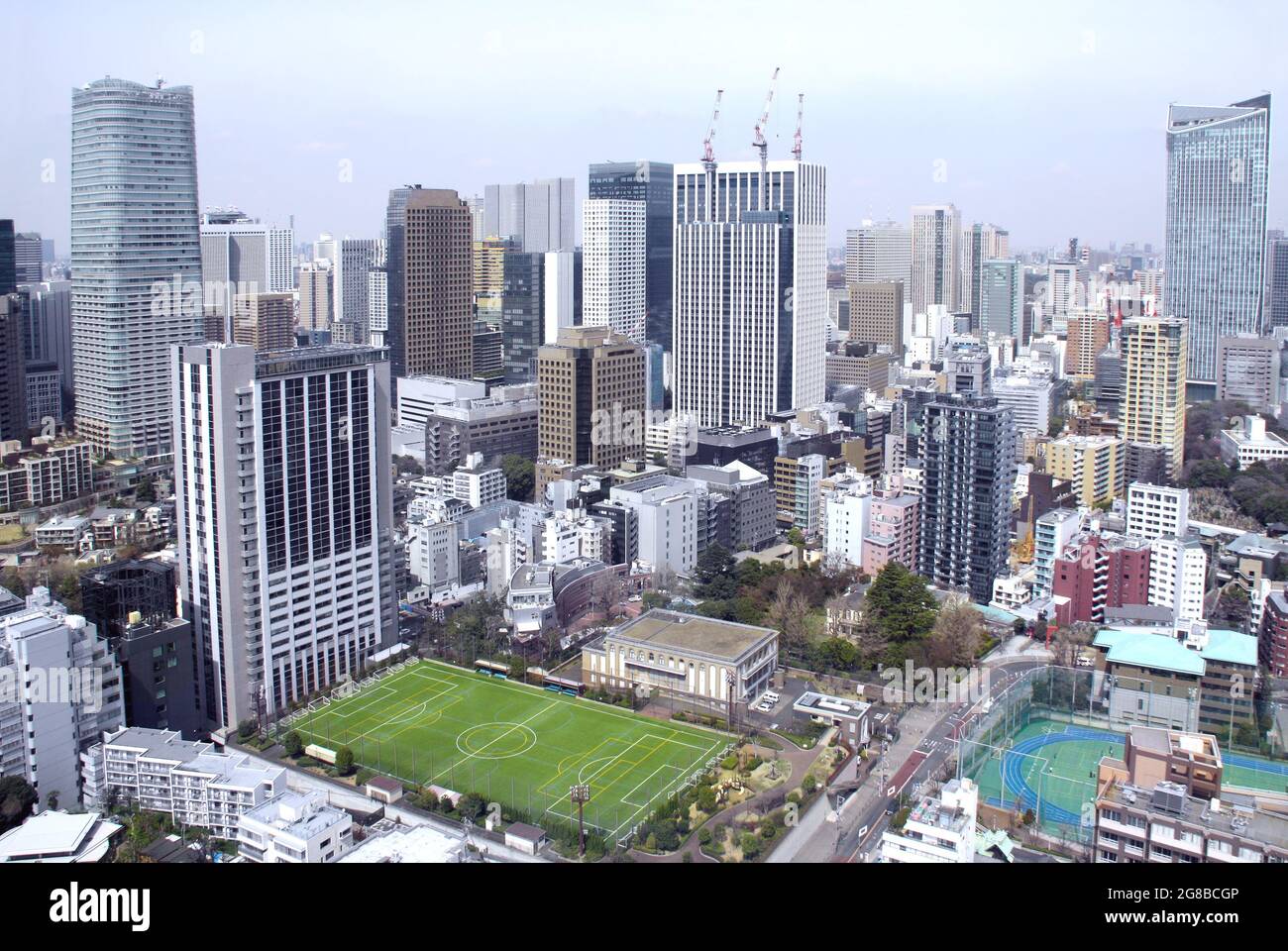 Aerial view on Tokyo, Japan. View from Tokyo Tower Stock Photo - Alamy