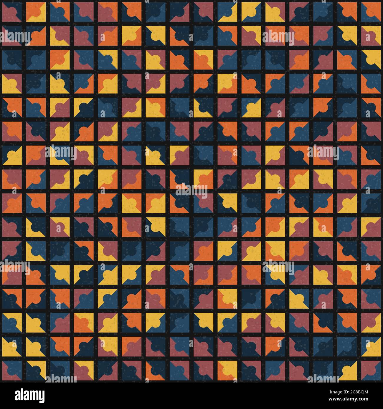 Abstract Geometrical generative computational art illustration Stock ...