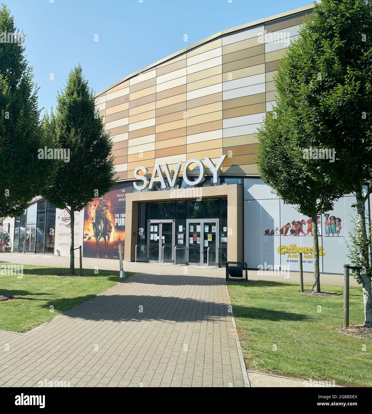 Savoy cinema, Corby, England Stock Photo - Alamy