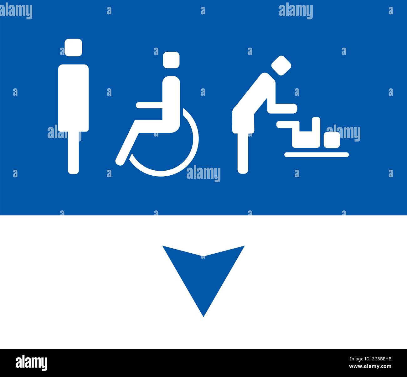 Toilet sign unisex vector design Stock Vector Image & Art - Alamy